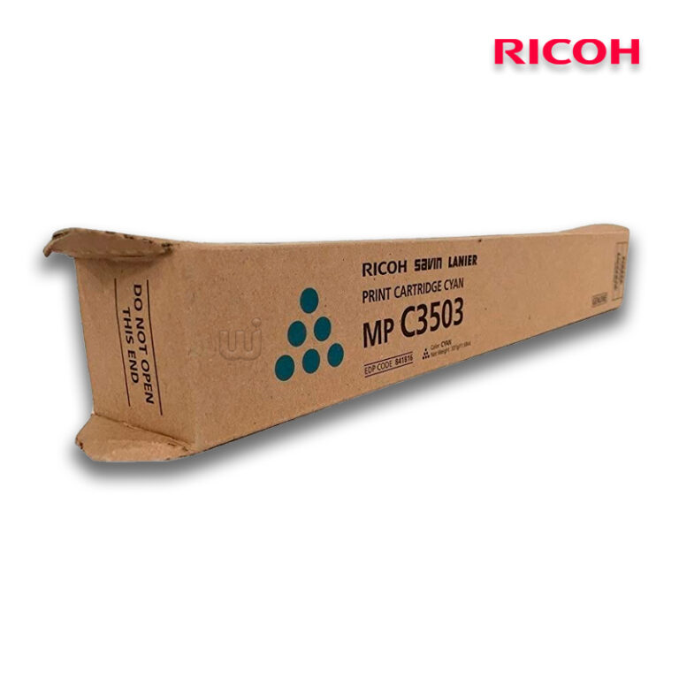 Tóner Ricoh 841816 Cyan Para MP C3003, C3503 (18,000 Pag) - Wilcon