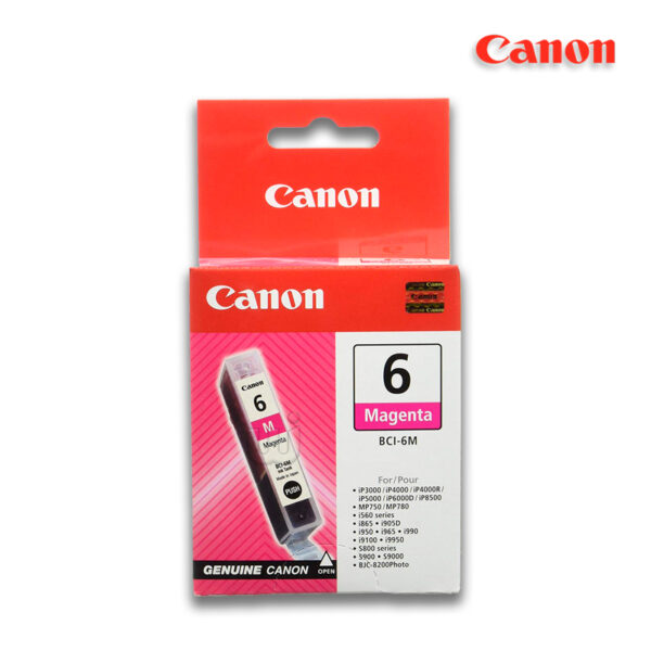 Tinta Canon BCI-6M Magenta Para S800, S900, i9900 (360 Pag) - Wilcon