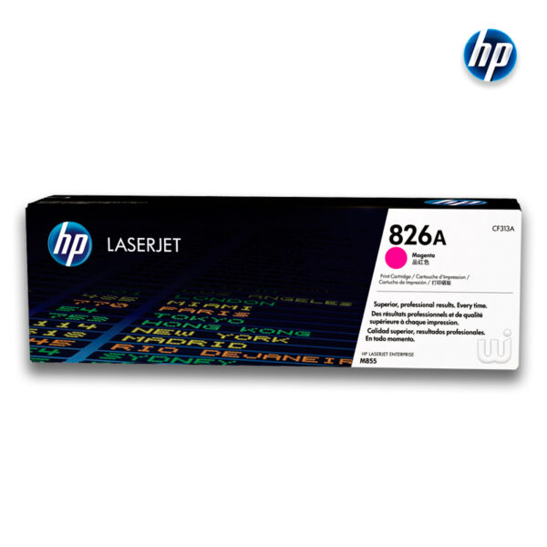 Tóner HP CF313A (826A) L.J. M855DN Magenta (31.500 Pag) - Wilcon