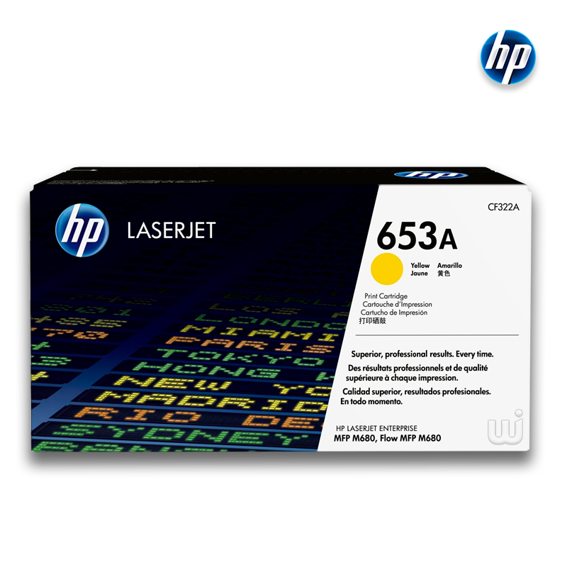 Tóner HP CF322A (653A) ENT M680 Amarillo (16.500 Pag) - Wilcon