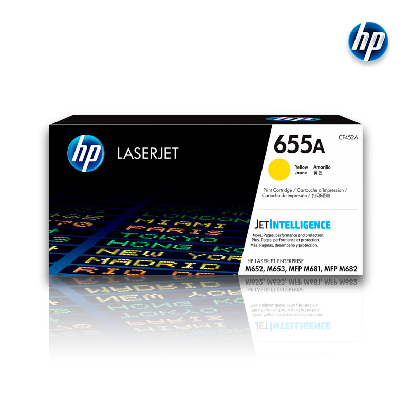 Tóner HP CF452A (655A) Ent M652 Amarillo (10.500 Pag) - Wilcon