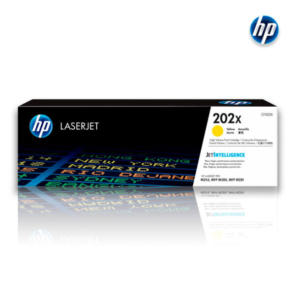 Tóner HP CF502X (202X) L.J. Pro M254 Amarillo (2.500 Pag) - Wilcon