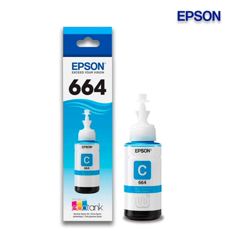 Tinta Epson T664220-AL Cyan L200, L350, L355 (6,500 Pag) - Wilcon