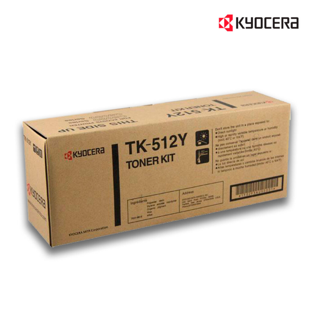 Tóner Kyocera TK-512Y Yellow Mita FS-C5025n (8,000 Pag) - Wilcon