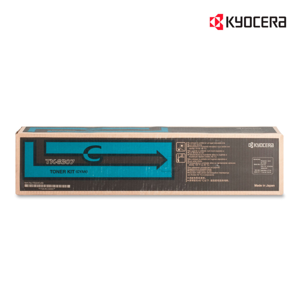 Tóner Kyocera TK-8307C Cyan TASKalfa 3050ci, 3051ci (15,000 Pag) - Wilcon