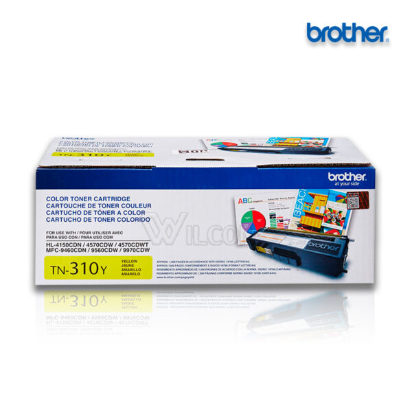 Tóner Brother TN-310Y Yellow para HL-4570 (1,500 Pag) - Wilcon